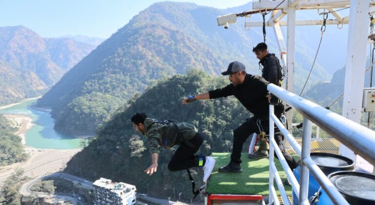 The Great Himalayan Bungee Jump Rishikesh - 117 Meters | AdventuRush